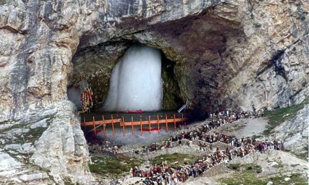 Thousands participate in Chari Yatra of Shri Baba Budha Amarnath Ji in ...