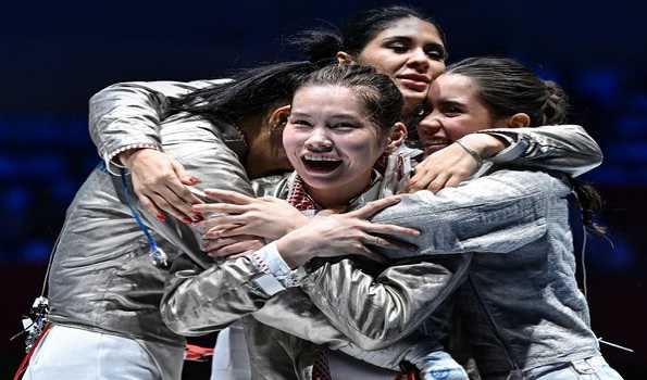 Uzbekistan secure their first-ever Asiad fencing gold in women's sabre ...